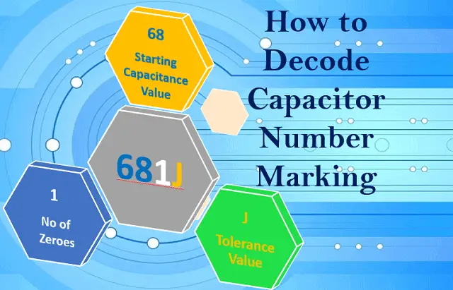 Capacitor Number Marking - How to Decode with Example