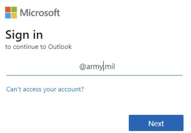 Military Email - What, How to Login, How to Access from Home