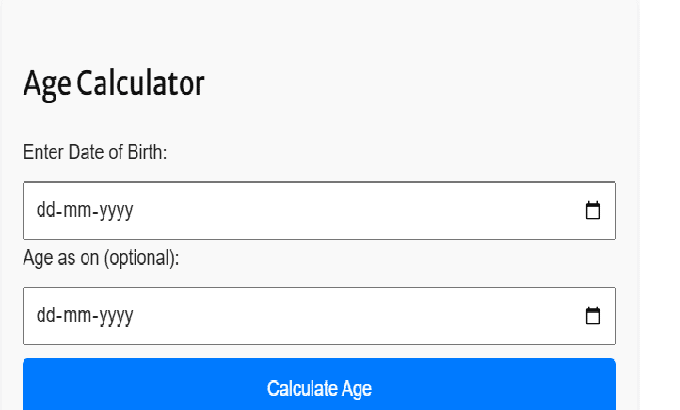 Age Calculator Online - Calculate Exact Age - Year Month Day